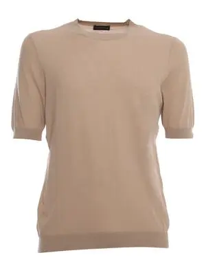 BALLANTYNE Cotton T-Shirt - Brown