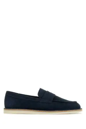 Prada Suede Loafers - Blue