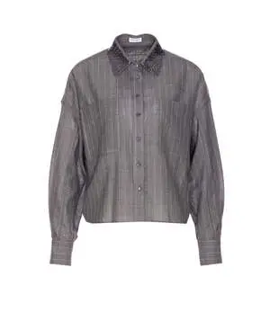 Women's Brunello Cucinelli Gray Shirts