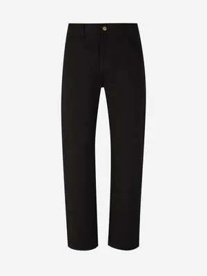 Acne Studios Straight Cotton Twill Jeans - Black