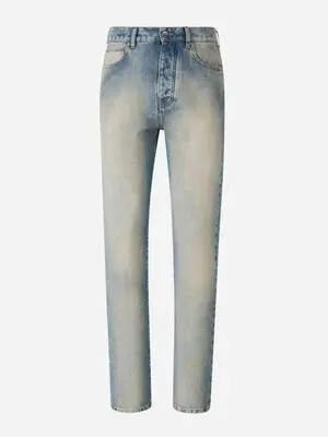 Amiri Cotton Straight Jeans - Denim Dark Blue