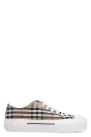 Burberry Fabric Low-Top Sneakers - Beige