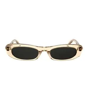 Saint Laurent Saint Laurent Eyewear Square Sunglasses - Beige