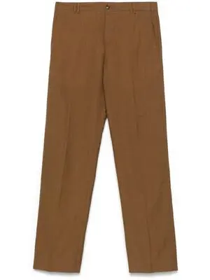 PT TORINO Pleated Trousers - Brown