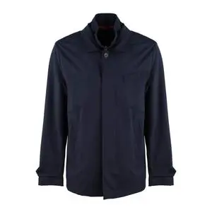 FAY Morning Short Nylon Stretch Jacket - Blue