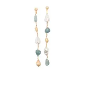 Cult Gaia Drop Earrings - Gold/blue