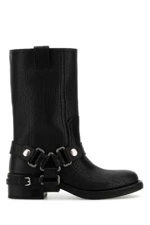 Miu Miu Ankle Boots - Black