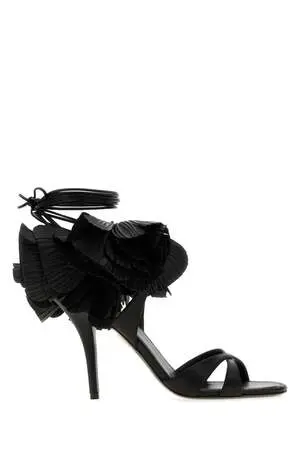 FERRAGAMO ESTRELLA 95 Sandals - Black