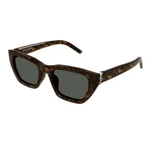 Saint Laurent Saint Laurent Eyewear Square Sunglasses - Brown