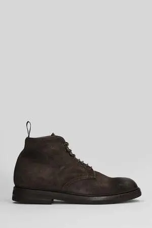GREEN GEORGE Lace-Up Suede Shoes - Brown