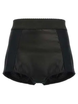 Dolce & Gabbana Satin Culottes - Black