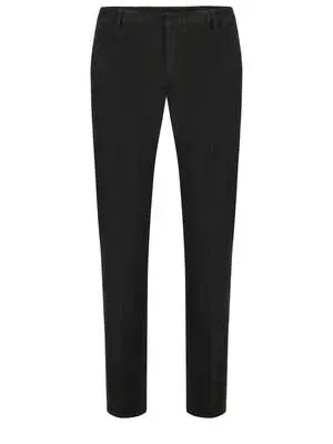 DONDUP Straight Leg Trousers - Green