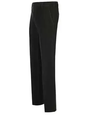 DONDUP Straight Leg Trousers - Green