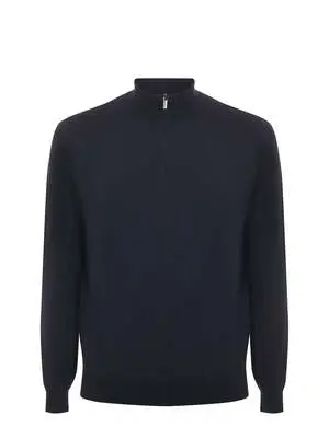 RRD RRD Chenille Turtleneck Sweater - Blue