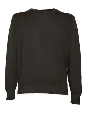 PHI FDL Girocoll Crewneck Sweater - Brown
