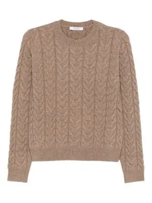 MAX MARA Cable Knit Cashmere Sweater