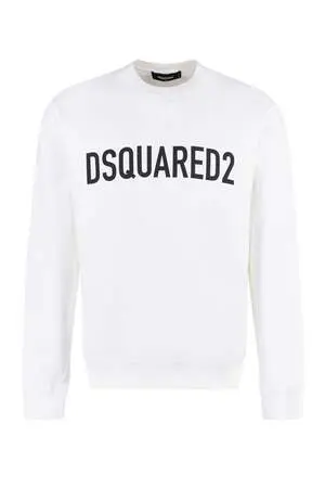 Dsquared2 Cotton Crew-Neck Sweatshirt - White