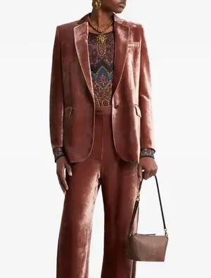 Etro Patterned Wool Duffle Coat - Multicolor