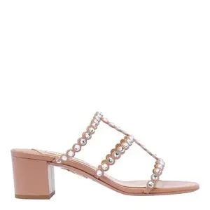 AQUAZZURA Tequila Plexi Sandals - Pink