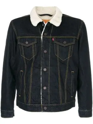 LEVI'S Levi'S Denim Jacket With Faux-Shearling Trim - Blue