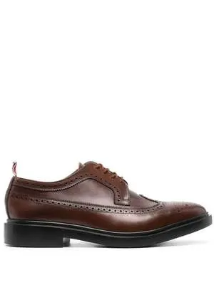 Thom Browne Longwing Round-Toe Brogues - Brown