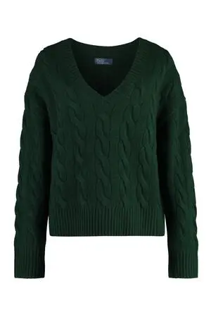 Polo Ralph Lauren Wool And Cashmere Sweater - Green