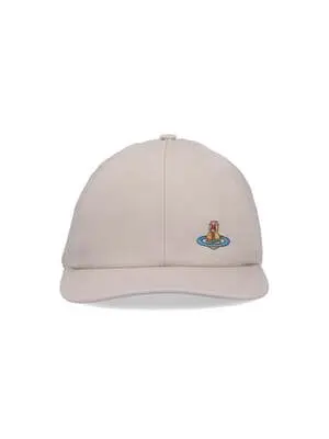VIVIENNE WESTWOOD Cotton Cap - Beige