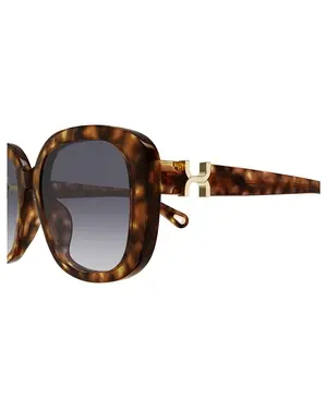 Chloé Marcie Square Sunglasses - Avana