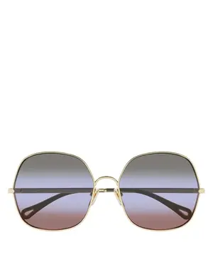 Chloé Aly Squared Sunglasses