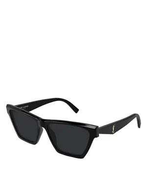 Saint Laurent Cat Eye Sunglasses 58mm - Black