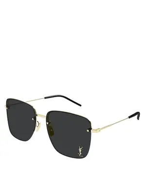 Saint Laurent Rimless Square Sunglasses