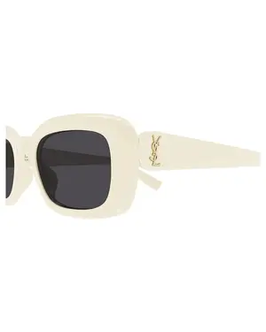 Saint Laurent Rectangular Sunglasses, 53mm