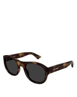 Saint Laurent Maxime Round Sunglasses - Avana
