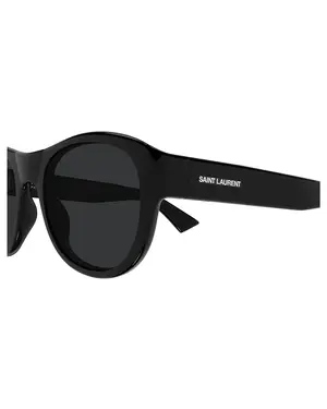 Saint Laurent Maxime Round Sunglasses