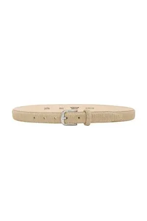 AUREUM No.14 Ponyhair Belt - Cream