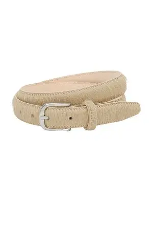 AUREUM No.14 Ponyhair Belt - Cream