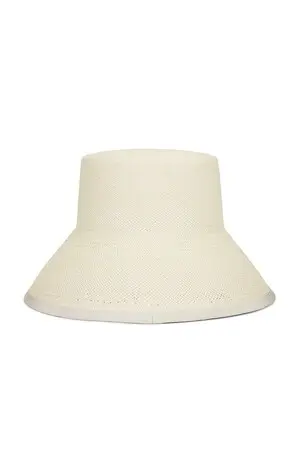 Valentino Garavani V Logo Signature Bucket Hat - Naturale  Rosso  Verde  & Antique Brass