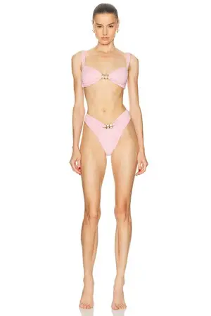 LA PORTE Gia Bikini Bottom - Candy Pink