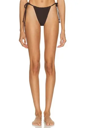 LA PORTE Kourtney Bikini Bottom - Black Coffee