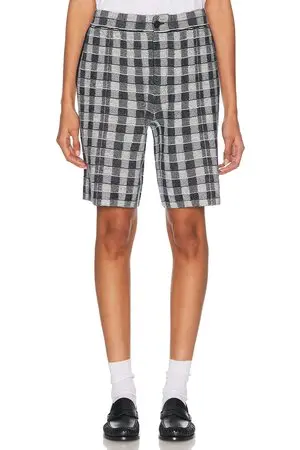 Guest In Residence Gingham Bermuda Short - Midnight Combo