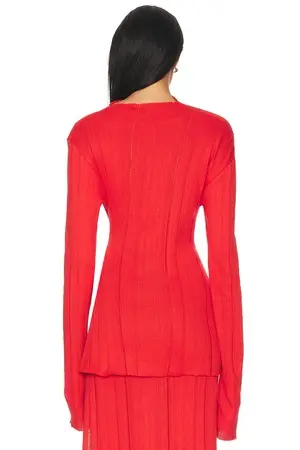 JADE CROPPER Long Sleeve Top