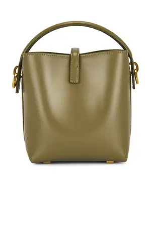 Saint Laurent Mini Le 37 Bucket Bag - Strong Moss