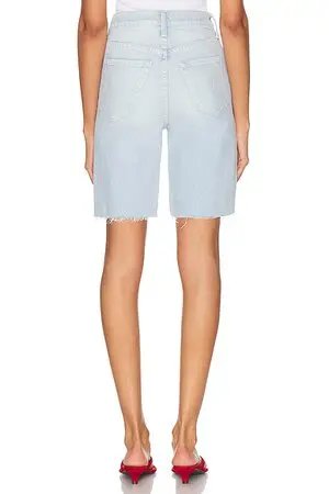 MOTHER High Waisted Rider Bermuda Short Fray