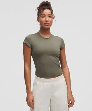 Lululemon Organic Cotton Baby Tee Army Green