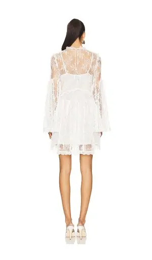 AKNVAS Dorian Lace Dress In . Also - White