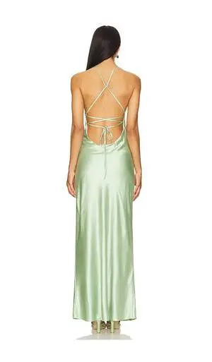 Line & Dot Kira Maxi Dress - Sage