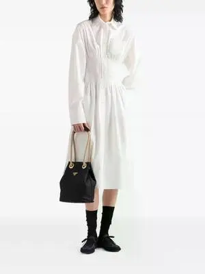 Prada Cotton Mini Shirtdress