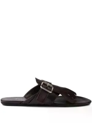 Prada Shuffle Sandals - Brown