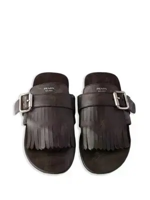 Prada Shuffle Sandals - Brown