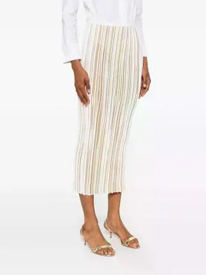 Giambattista Valli Midi Ribbed Skirt